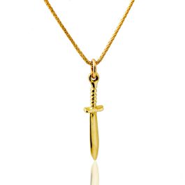 Petite Gold Dagger Pendant | Neta Wolpe